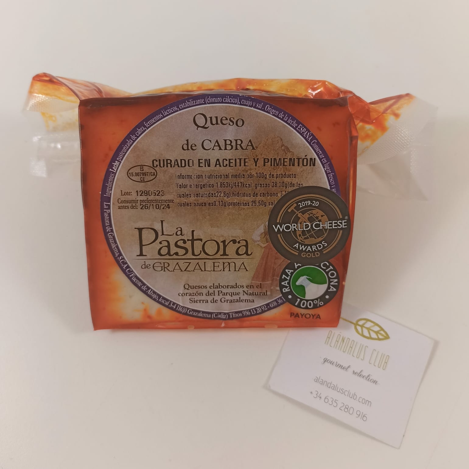 Queso Curado de Cabra 300 gr - La Pastora