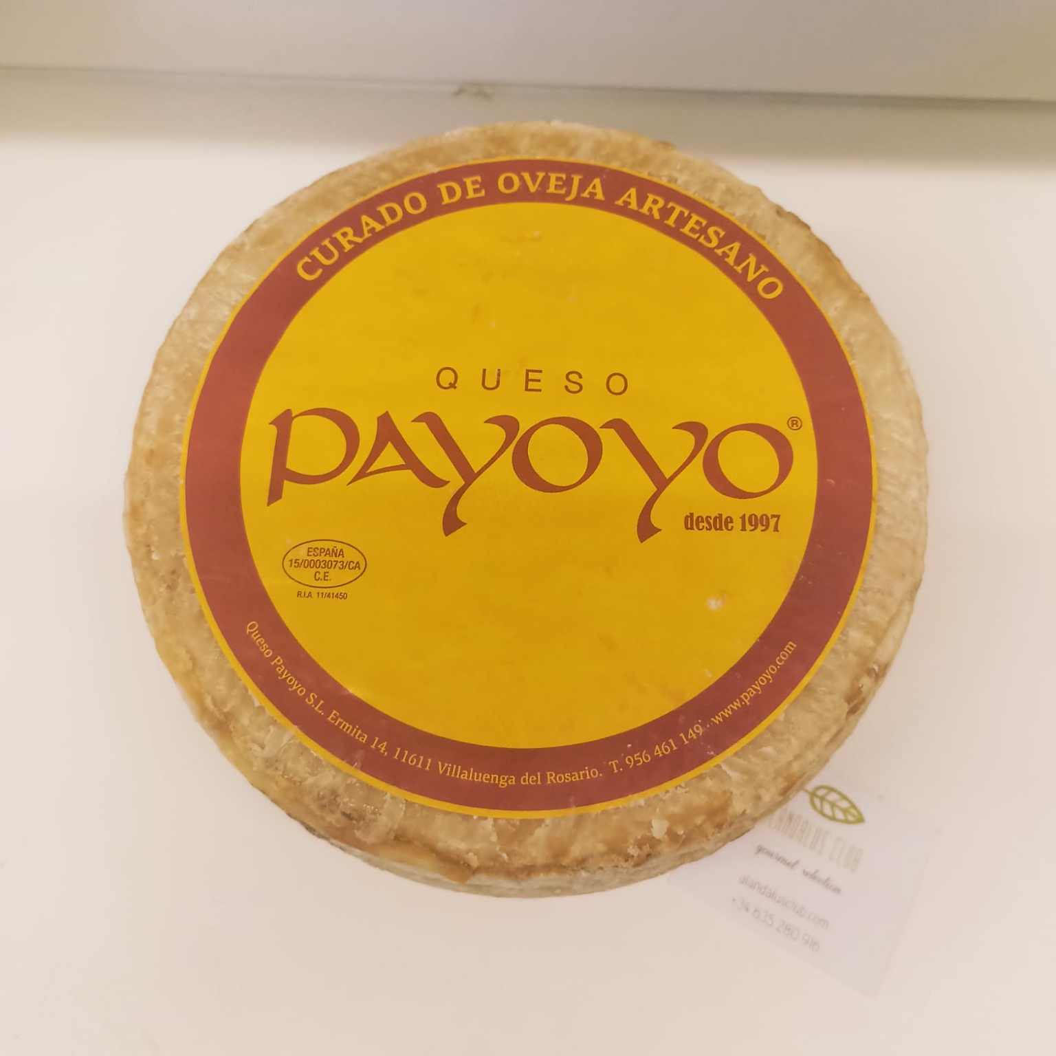 Queso curado de oveja 2kg